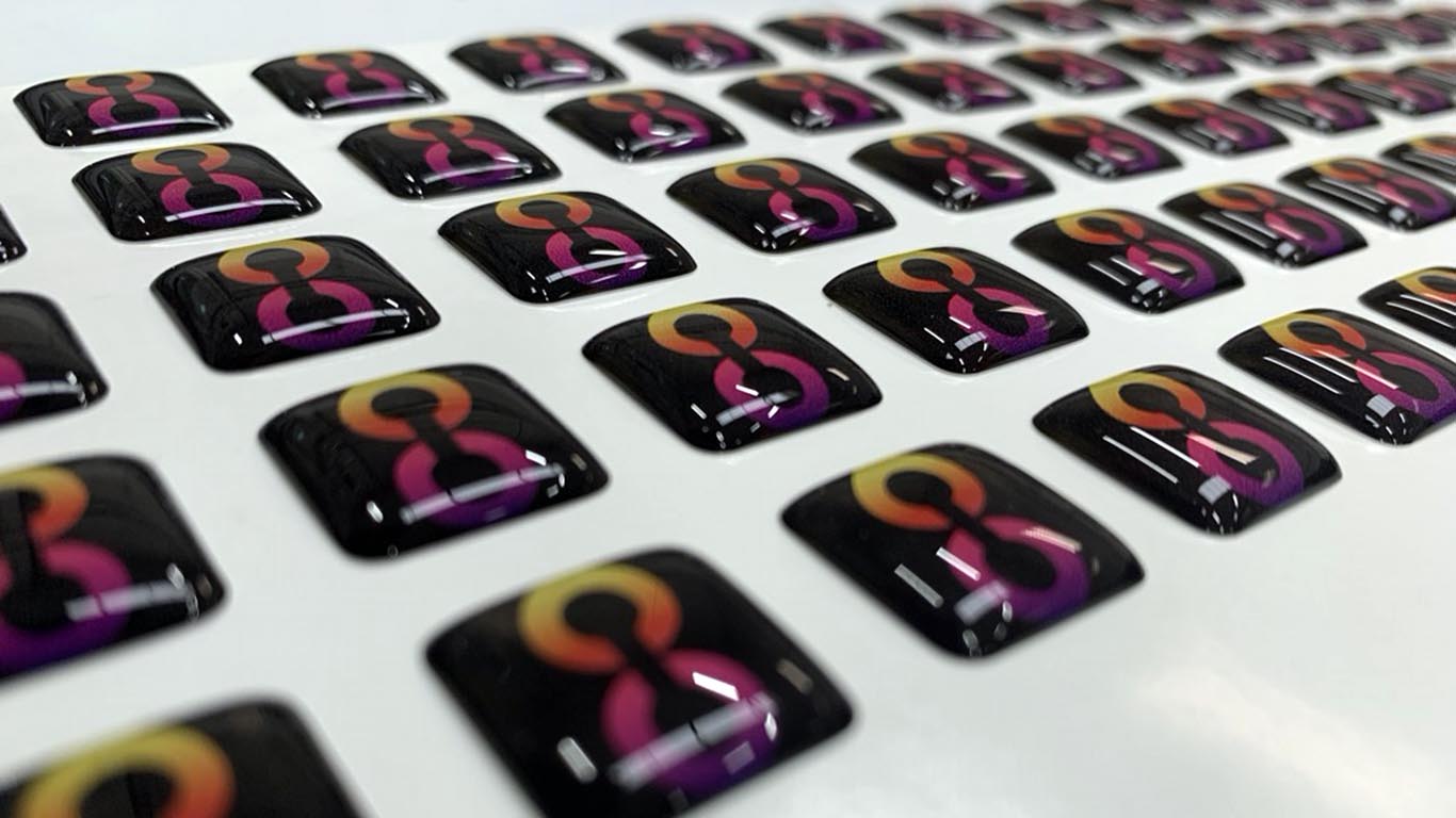 Doming stickers of 3D stickers bestellen? | StickerCompany