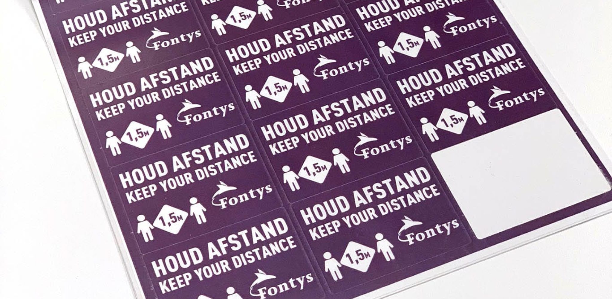 A4 textielstickers bestellen? | StickerCompany stickerbadge